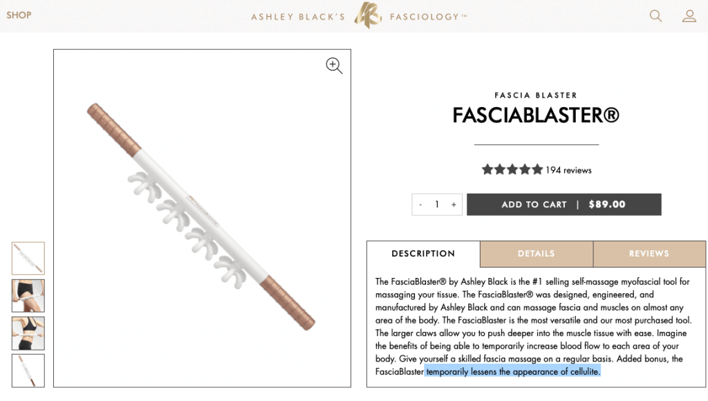 Ashley Black Fasciablaster Reviews