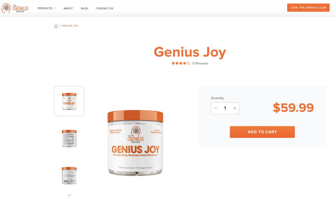 Genius Joy Review - Is This Nootropic Supplement Worth It?