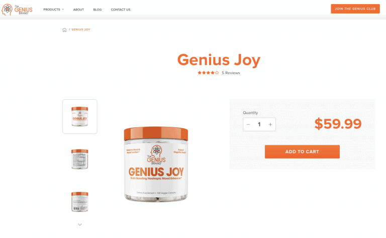 Genius Joy Review - Is This Nootropic Supplement Worth It?