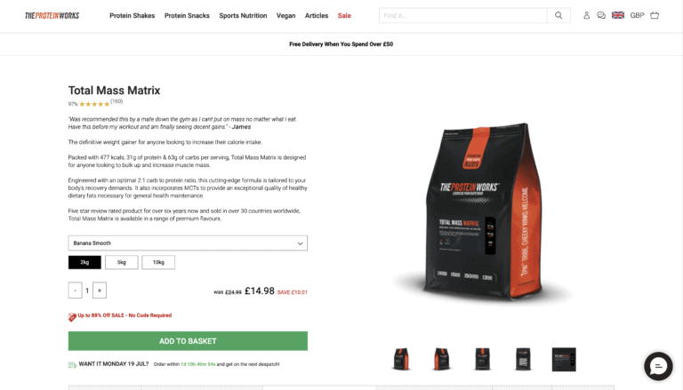 The Protein Works Total Mass Matrix Review - Is it Effective?