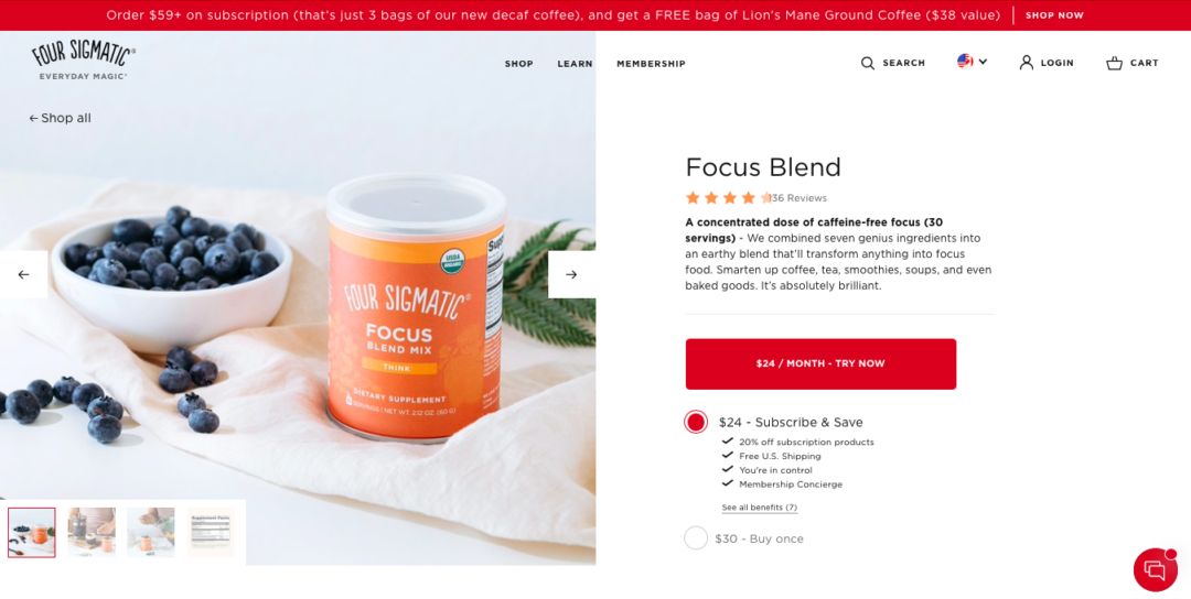 Four Sigmatic Focus Review - Does It Really Work?