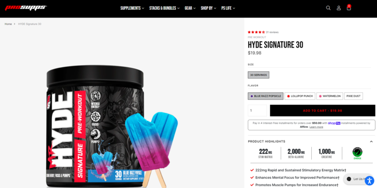 Mr. Hyde Signature Pre-Workout Review