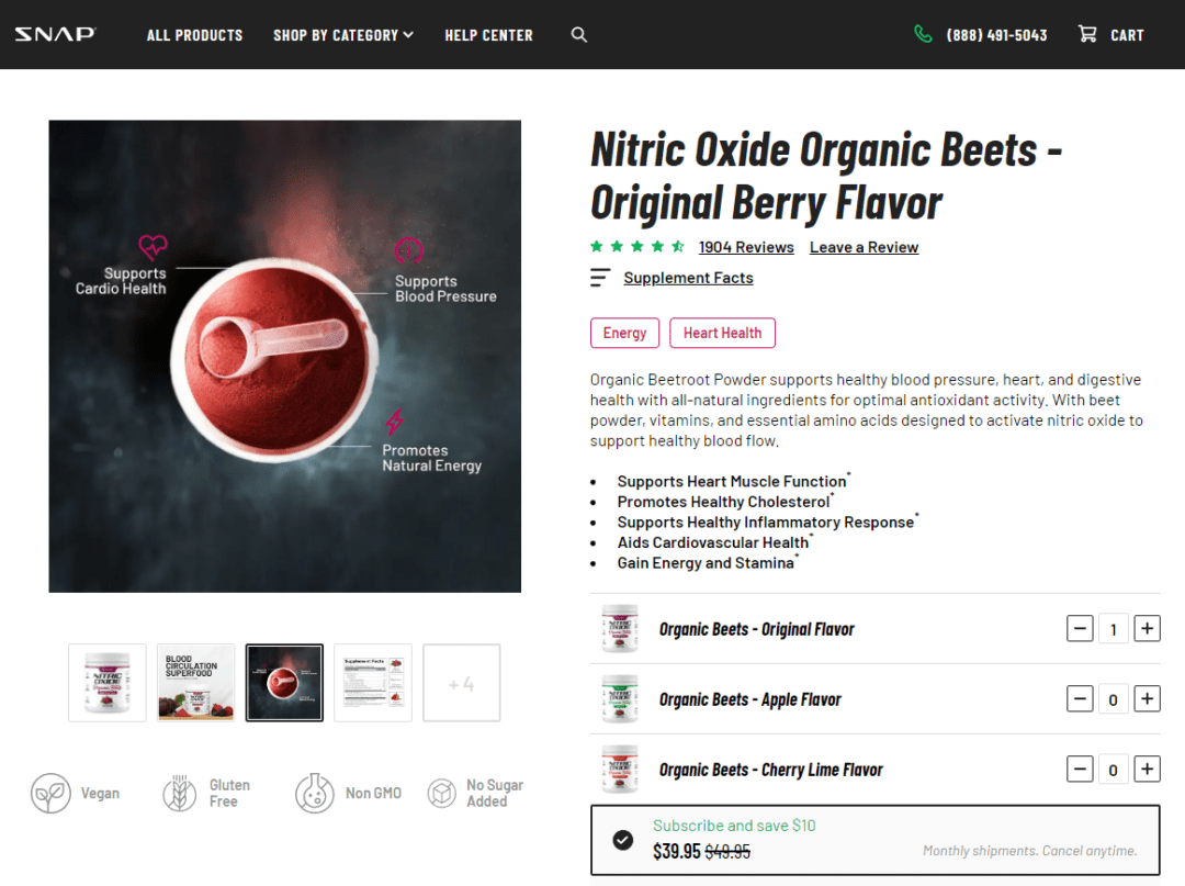 Snap Nitric Oxide Organic Beets Review - Is It Worth Using?